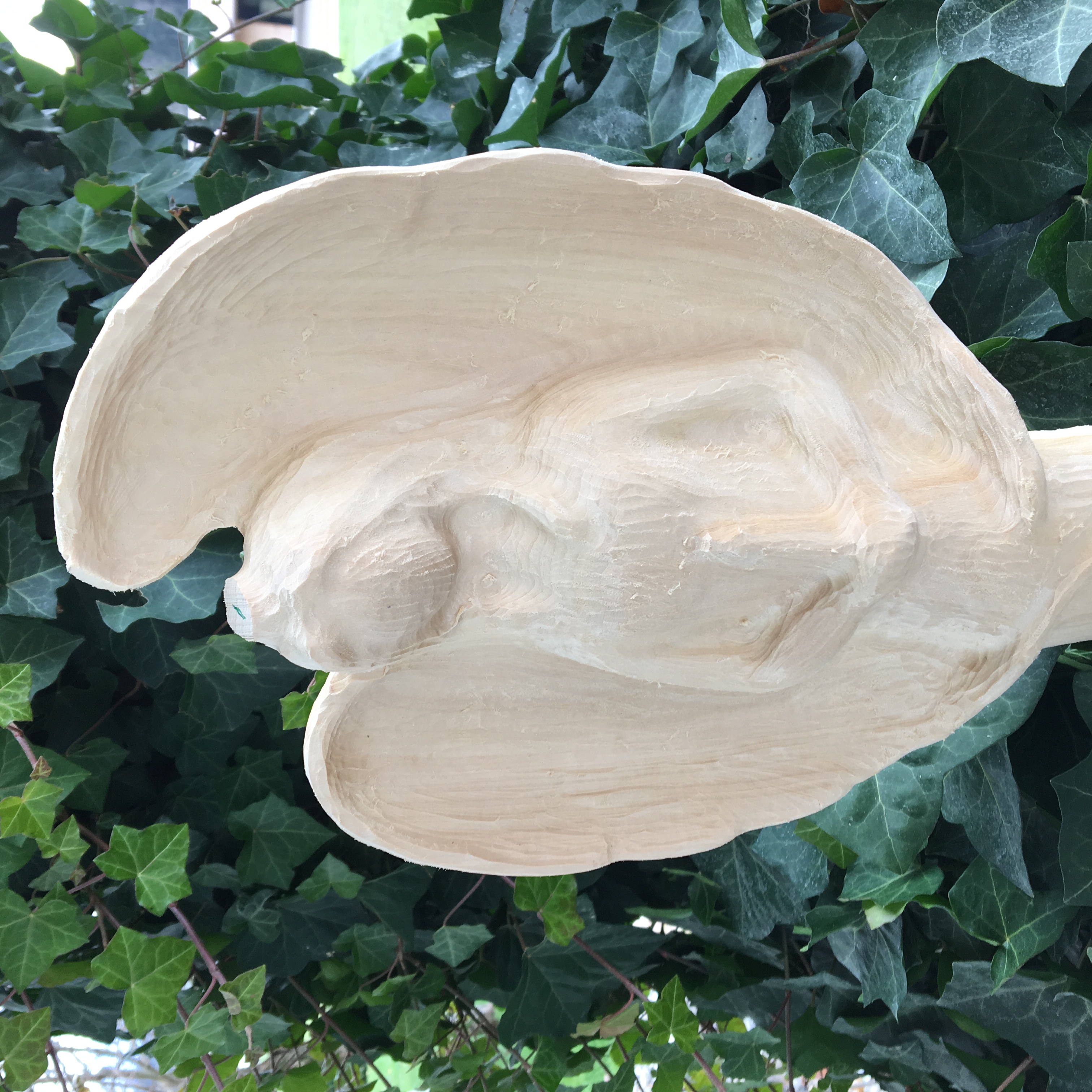 Engel modern mit Kerze Rohling zum selber Schnitzen