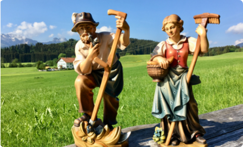 Holzschnitzereien und Geschenke aus Holz